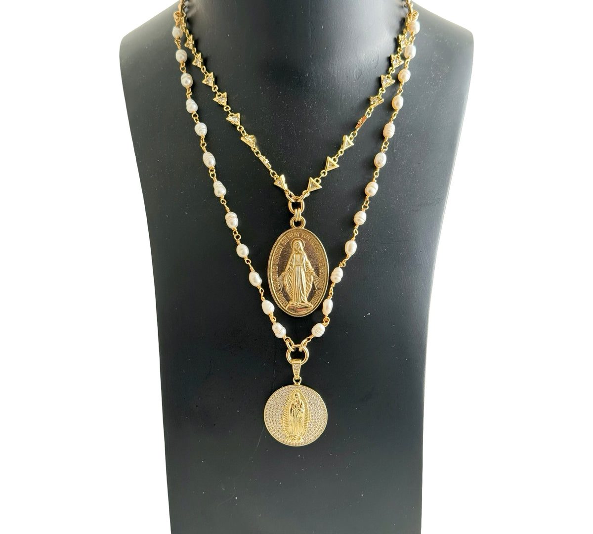 GYPSY MADONNA TWIN NECKLACE – HOUSE OF EMMANUELE