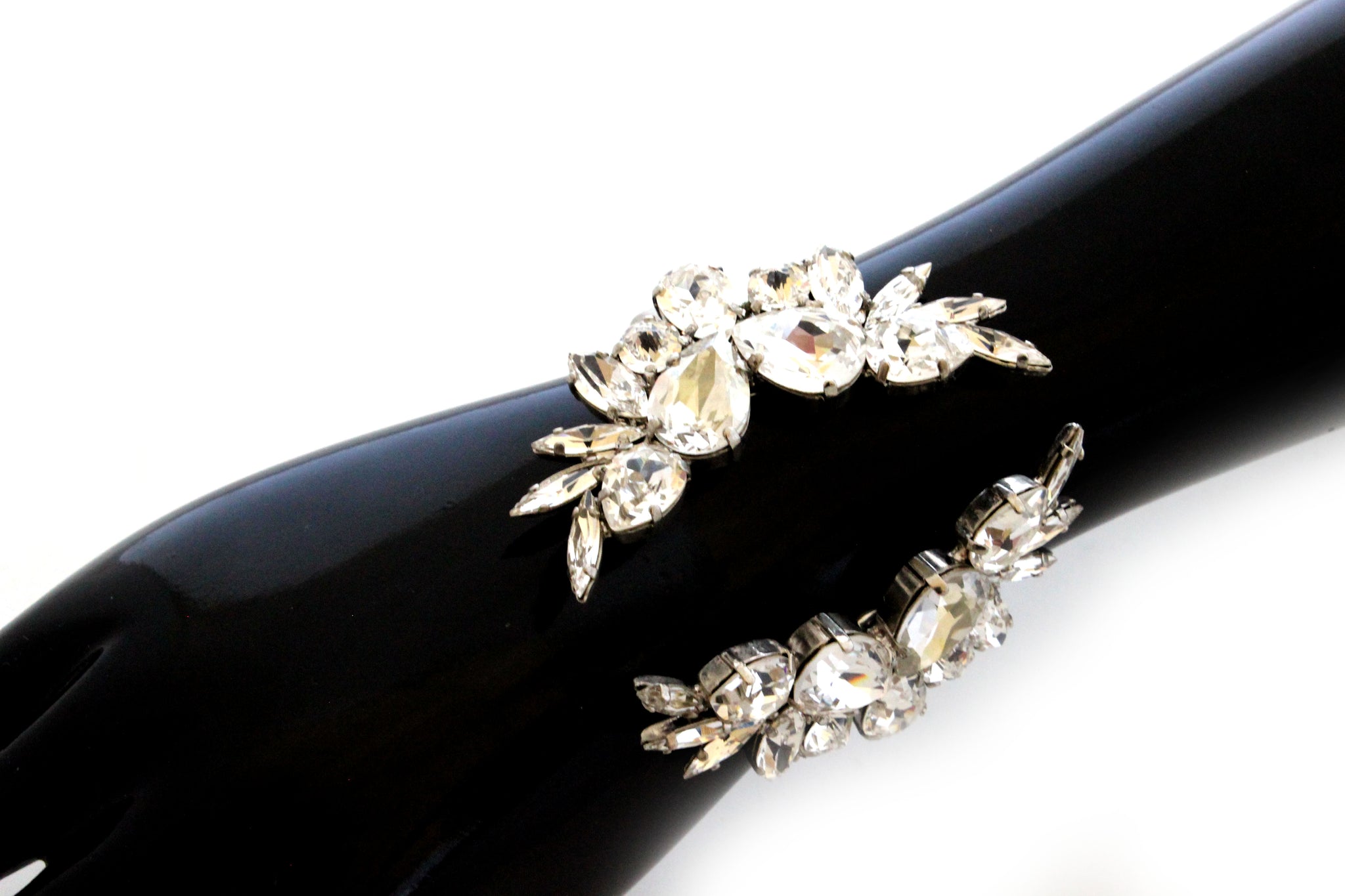 CRYSTAL WING OPEN CUFF – HOUSE OF EMMANUELE