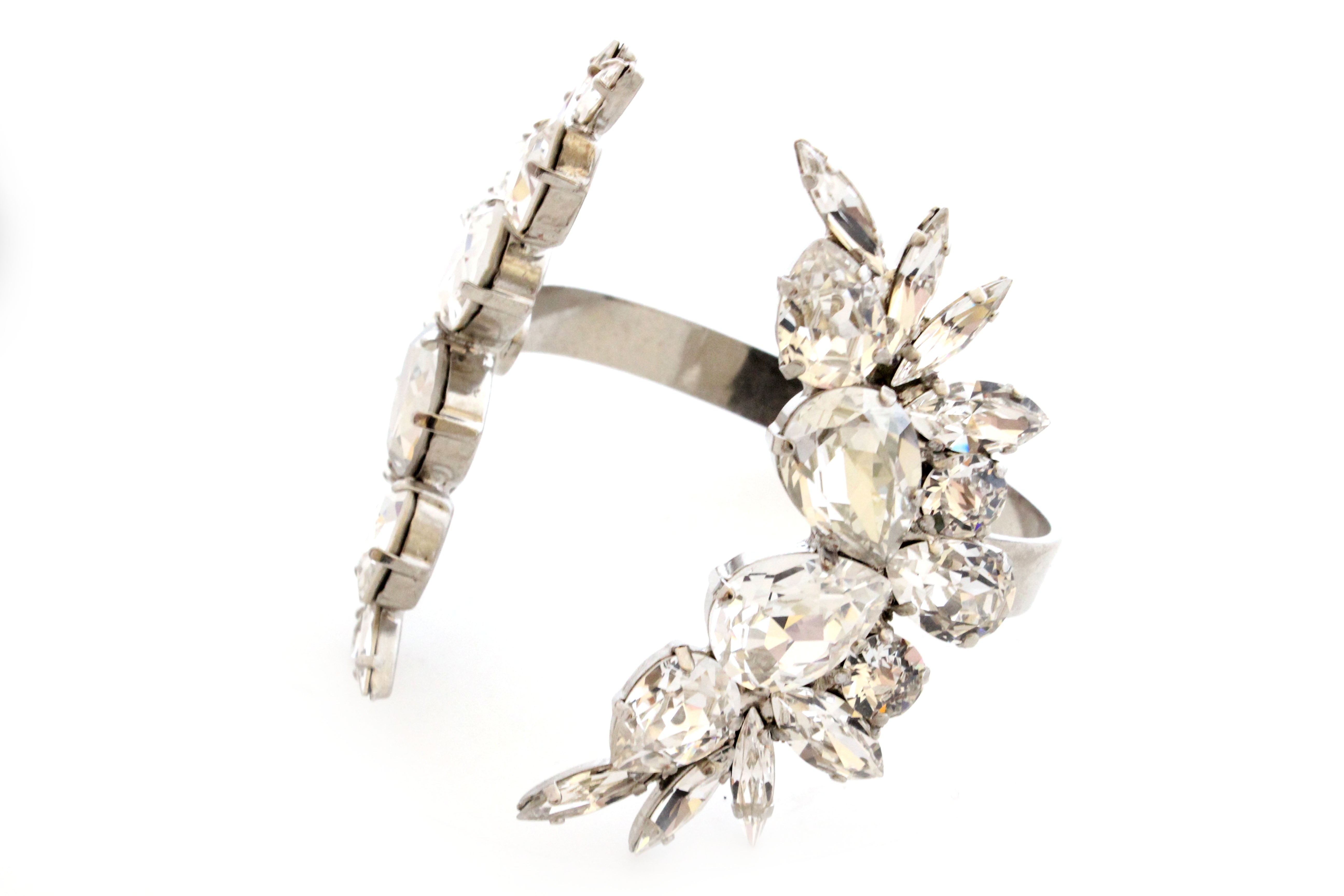 CRYSTAL WING OPEN CUFF – HOUSE OF EMMANUELE